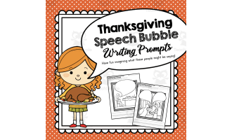 Thanksgiving Writing Prompts by Teach Simple