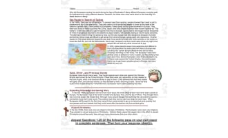 The Old Castle Reading Comprehension Worksheet by Teach Simple