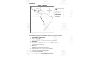The Columbian Exchange Worksheet by Teach Simple
