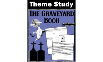 "The Graveyard Book" Task Cards: Match Quote to Theme by Teach Simple