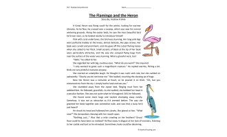 The Hero Reading Comprehension Worksheet by Teach Simple