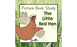 The Little Red Hen Flashcard Set by Teach Simple