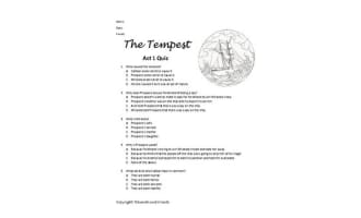 The Tempest: Epilogue by Teach Simple