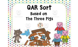Little Red Riding Hood QAR Sort by Teach Simple