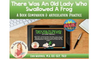 There Was An Old Lady Who Swallowed A Cactus Book Companion & Artic ...