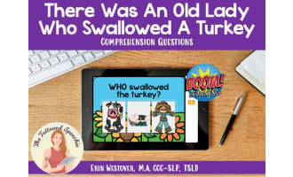 There Was an Old Lady Who Swallowed a Bat Book Companion - BOOM Cards ...