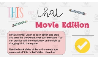 This or That | Back to School Edition by Teach Simple