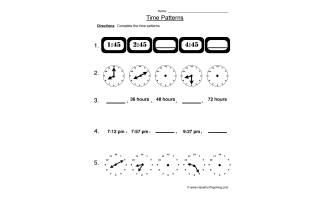 Time Estimation Worksheet by Teach Simple