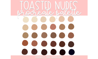 Lemonade Stand Procreate Color Palette by Teach Simple