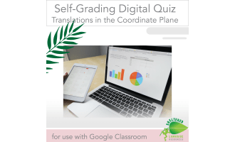 Coordinate Plane Reflections - Digital Quiz by Teach Simple