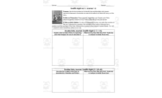 Twelfth Night Act 3, Scene 4 | Double Entry Journals by Teach Simple