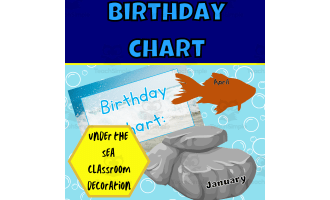 Under the sea daily calendar by Teach Simple