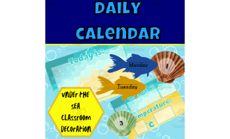 Under the sea birthday chart by Teach Simple