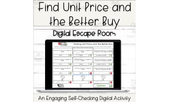 Unit Rate Digital Self-Checking Activity by Teach Simple