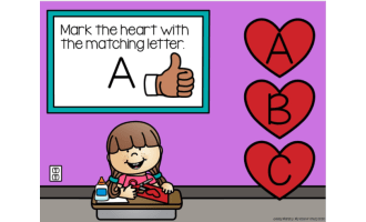 Uppercase Letter Match, Winter Theme Slide Deck for Special Ed by Teach ...