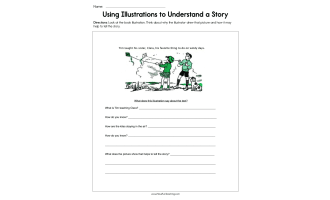 Using Illustrations to Understand Worksheet by Teach Simple