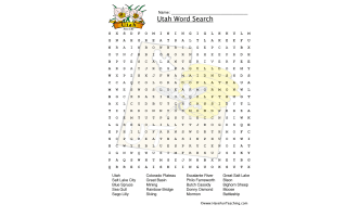 Utah Worksheet by Teach Simple