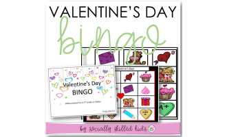 Winter Fun BINGO | Differentiated BINGO For K-5th by Teach Simple