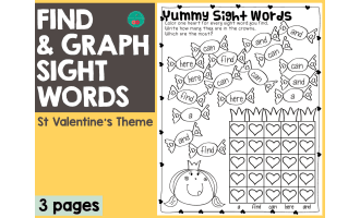 Autumn Sight Words Worksheets by Teach Simple