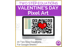 Valentine's Day Multiplying and Dividing Fractions Pixel Art by Teach ...