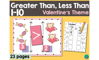 Spring Great Than Less Than by Teach Simple