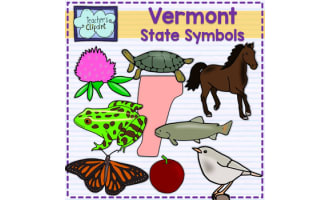 West Virginia State Symbols Clip Art by Teach Simple
