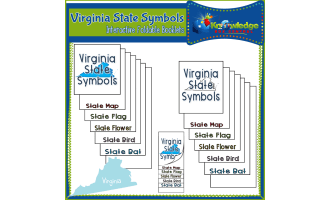 West Virginia State Symbols Interactive Foldable Booklets - EBOOK by ...