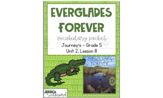 Vocabulary Packet - Journey's 5th grade - Unit 3 Lesson 12 by Teach Simple