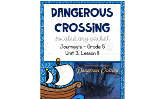 Vocabulary Packet - Journey's 5th grade - Unit 3 Lesson 12 by Teach Simple