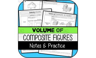 Surface Area of Composite 3D Figures NOTES & PRACTICE by Teach Simple