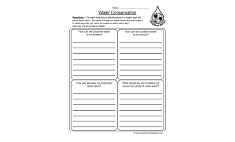 Pollution Worksheet by Teach Simple