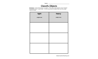 Balance Worksheet by Teach Simple