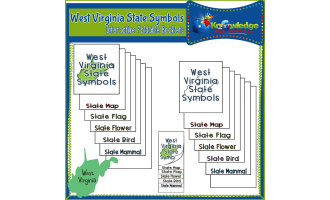 West Virginia State Symbols Clip Art by Teach Simple