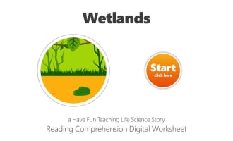 Grasslands Reading Comprehension Digital Worksheet by Teach Simple