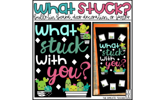 Stuck on My Mind Cactus Valentine's Day Bulletin Board Kit, Door ...