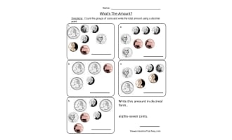 Find the Total Amount Worksheet by Teach Simple