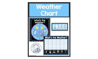 What's the Weather? Spinner and Chart by Teach Simple