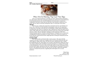 Icky Ants Reading Comprehension Worksheet by Teach Simple