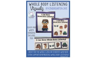 Whole Body Listening Cards by Teach Simple