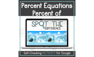 Percent Proportion Build a Snowman Self-Checking Google Sheets Activity ...