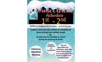 Winter Break Memories! by Teach Simple