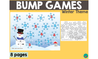 Summer Addition Bump Game by Teach Simple