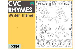 Letter Sounds and Rhymes Worksheet by Teach Simple