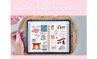 Modern Leopard Rainbow Digital Planner Stickers by Teach Simple