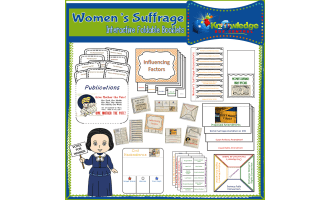 Women's Suffrage: Alice Paul Interactive Foldable Booklets – EBOOK by ...