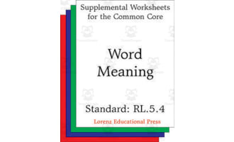Compare and Contrast (CCSS RL.5.3): Supplemental Worksheets for the ...