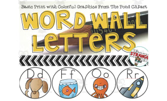 Word Wall Headers by Teach Simple