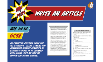 Write To Persuade For GCSE English (14-16 years) by Teach Simple