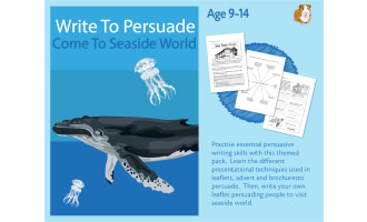 Feather World: Write A Persuasive Leaflet (9-13 years) by Teach Simple