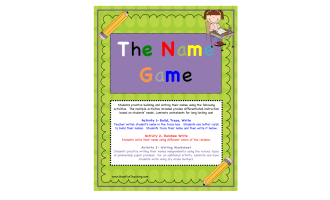 Write and Draw Your Name Worksheet by Teach Simple